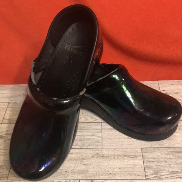 Dansko | Shoes | Dansko Patent Leather Clogs Coloring Changing | Poshmark